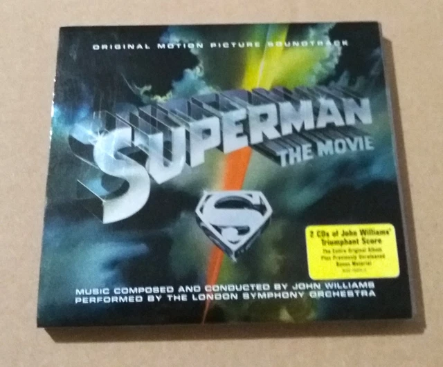 SUPERMAN : THE MOVIE-Original Soundtrack (2 CD set, 2000) Expanded ...