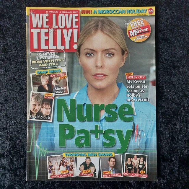 PATSY KENSIT - We Love Telly (Holby City) - RARE UK Magazine (JAN 2007 ...