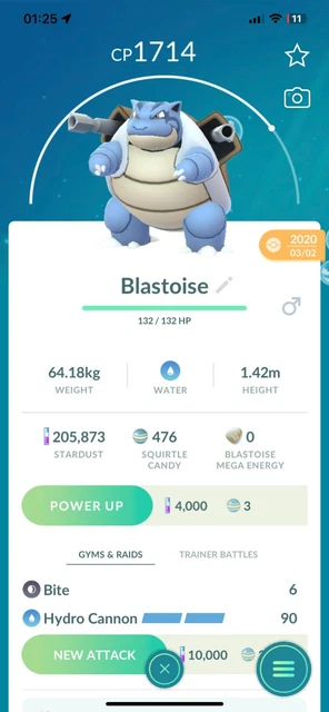 CANON HYDRO CLONE Blastoise Legacy Move - Commerce - Lire la ...