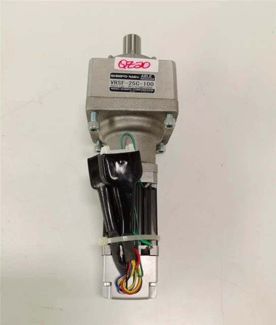 SHIMPO-NIDEC RIDUTTORE INGRANAGGI Vrsf-25C-100 Con Servomotore M-Z1 ...
