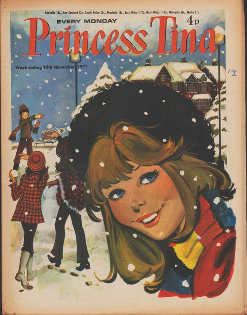 PRINCESS TINA MAGAZINE 20 November 1971 Cliff Richard Olivia Newton ...
