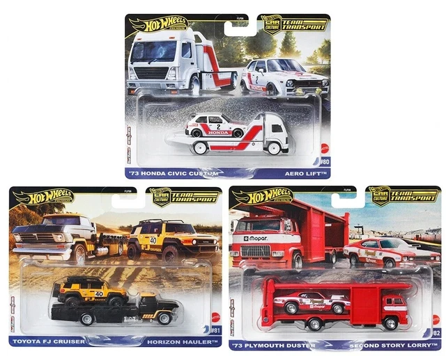 HOT WHEELS 2025 Car Culture Team Transport G Case Set of 3 Cars FLF56 ...