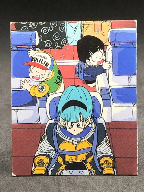 KRILLIN GOHAN BULMA Dragonball Anime Comic Retro Mini Card TCG Amada ...