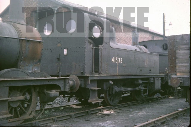 35MM SLIDE BR British Railways Steam Loco 41533 Class 0F-B Canklow c1966 Orig £3.99 - PicClick UK