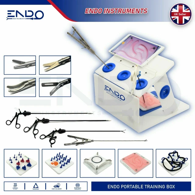 ENDO PORTABLE LAPAROSCOPIE Basket Simulateur Entraînement Pratique ...