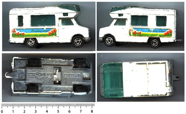 MINIATURE AUTOMOBILE MAJORETTE - FOURGON CAMPING CAR n° 224-259 ...
