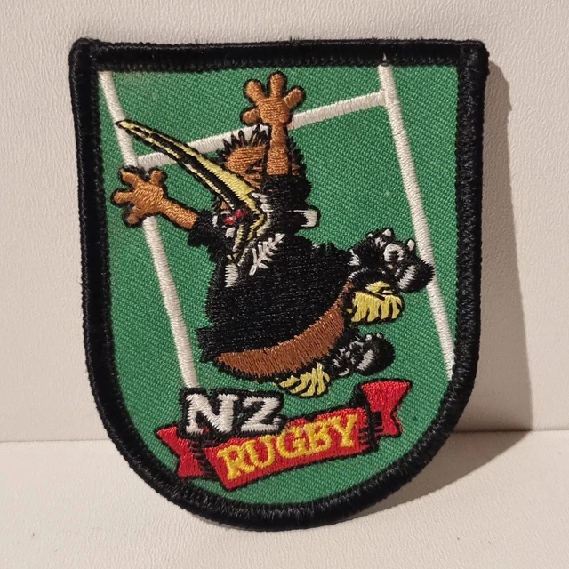 NEW ZEALAND PATCH Embroidered Iron on All Blacks NZ Rugby £4.99 ...
