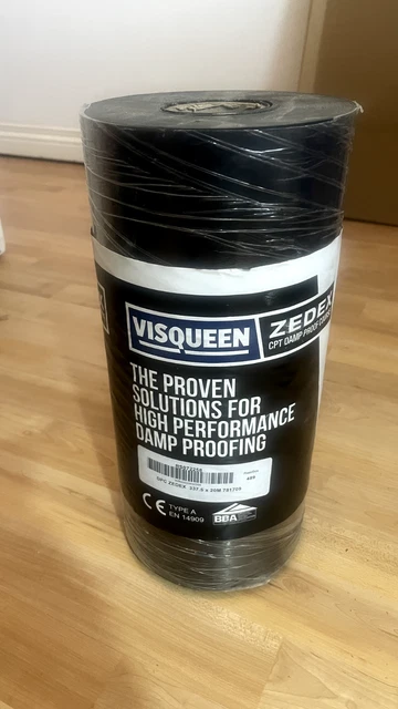 VISQUEEN ZEDEX CPT damp proof course 337.5mm x 20m £18.92 - PicClick UK
