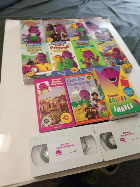 13 BARNEY VHS Lot Classic Collection Barney And Friends Collection And ...