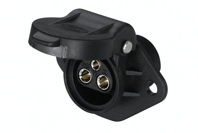 HELLA SOCKET - 24V - 3-pin connector - Fitting - Plug: Blade Term ...