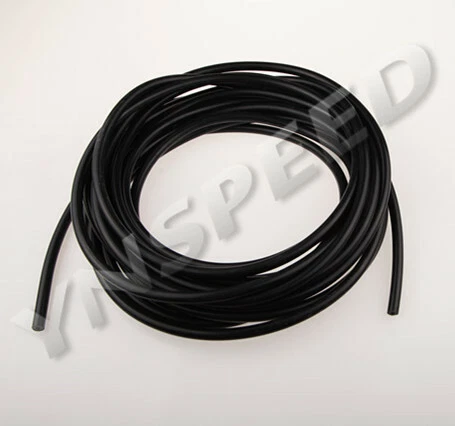 BLACK 3MM ID Silicone Vacuum Hose Coolant Overflow Pipe By Foot EUR 3 ...