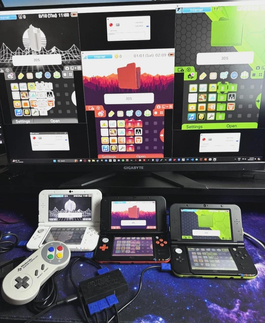 3 X LOOPY Controller Mod & CAPTURE CARD New Nintendo 3DS XL Console ...