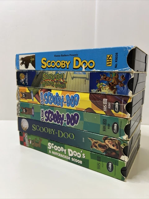 SCOOBY DOO VHS Lot of 6 Tapes Movies Cartoon Network Vintage £39.44 ...