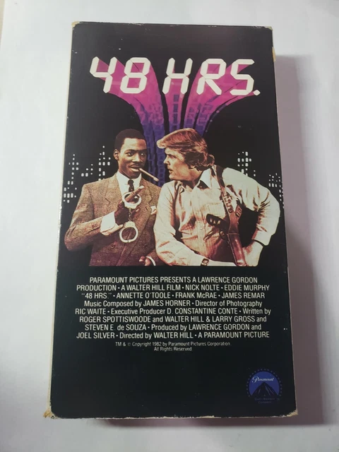 48 HOURS (VHS, 1988) Nick Nolte, Eddie Murphy, Annette O'Toole £10.64 ...