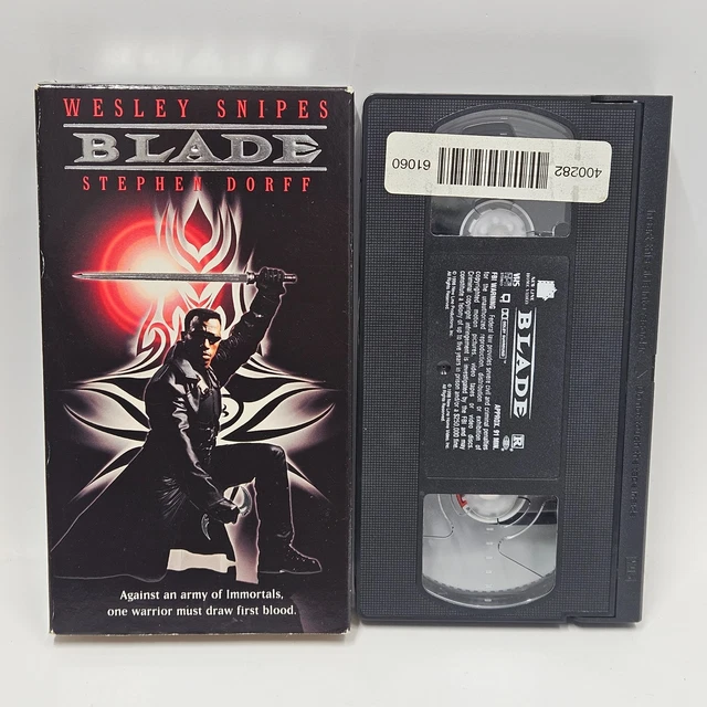 BLADE VHS TAPE 1998 Wesley Snipes Action Sci-Fi Horror Movie VG+ £2.23 ...