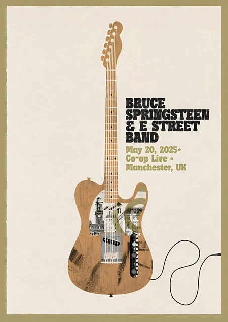 BRUCE SPRINGSTEEN WORLD Tour 20 th May 2025 Co-Op Live, Manchester ...
