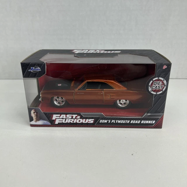 JADA TOYS FAST and Furious Dom's Plymouth Road Runner Scale 1:32 ...