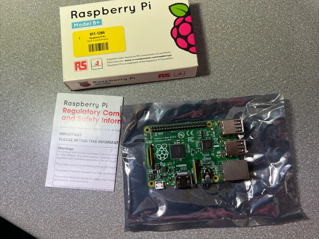RASPBERRY PI MODEL B+ V1.2 with 8GB Micro SD Card £26.95 - PicClick UK