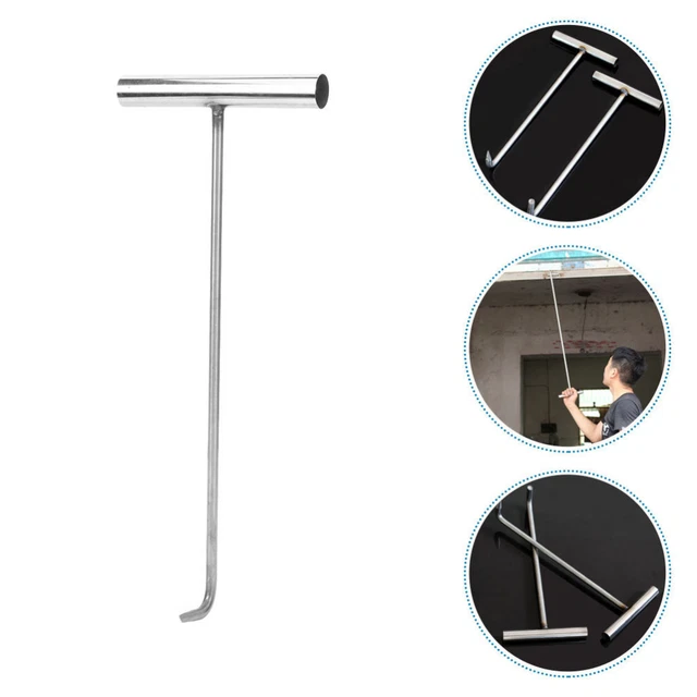 Hand Hole Hook OUNONA Manhole Hook Heavy Duty Lifting Hooks Manhole ...