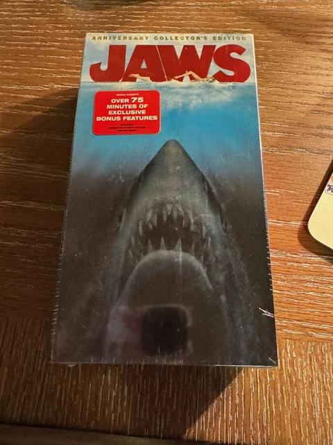 JAWS VHS 2000 2-Tape Set Anniversary Collectors Edition Double Sealed ...