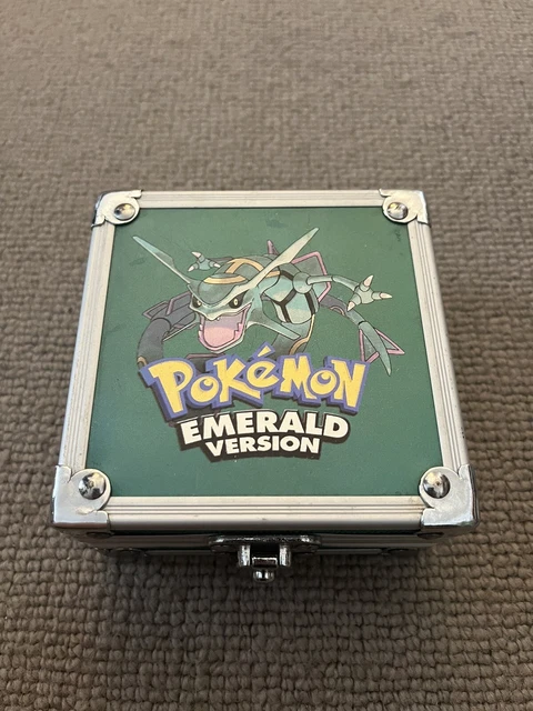 RARE POKEMON EMERALD Version Carry Case Nintendo Gameboy Advance SP ...
