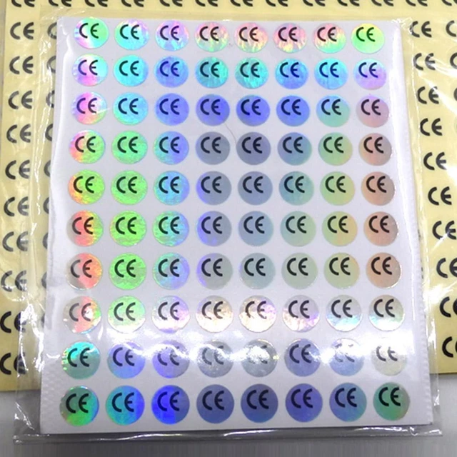 CE LOGO LABEL CE Marking Hologram Labels Stickers W8W5 J9M5 X9I2 Y1Y8