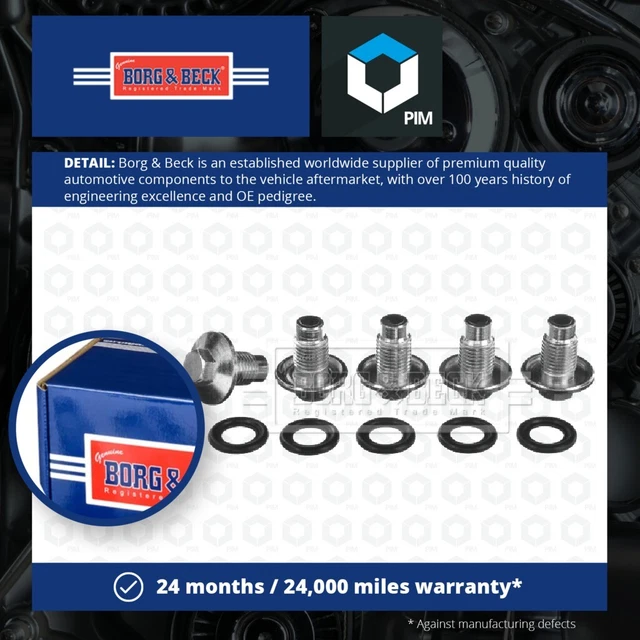 SUMP PLUG BPL104 Borg & Beck Oil Drain 031132 1013938 97JM6730BA ...