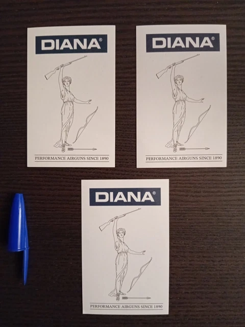 DIANA AIR PISTOL AIR RIFLE GERMAN STICKER AUTOCOLLANT Lot Of 3 EUR 8,00 ...