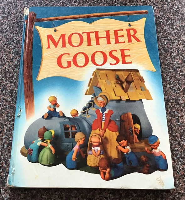 MOTHER GOOSE-NURSERY RHYMES-HB book-Rare-1960s-Purnell £9.20 - PicClick UK