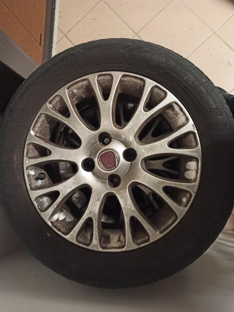 4 CERCHI IN LEGA ORIGINALI FIAT GRANDE PUNTO da 15" USATI, OCCASIONE ...