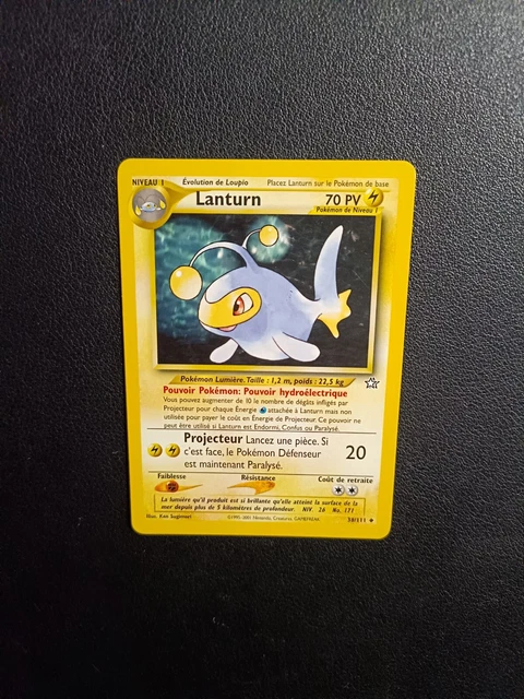 CARTE POKEMON LANTURN 38/111 Néo Génésis Wizards FR Exc EUR 3,00 - PicClick FR