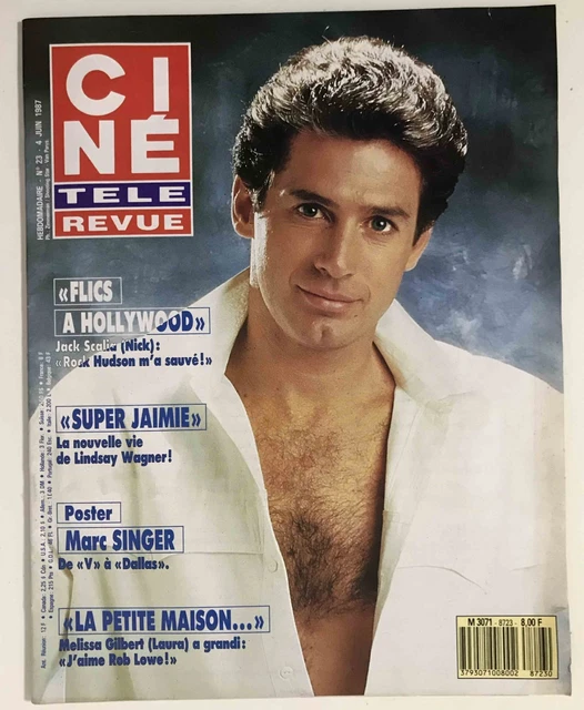 CINE REVUE N°23/1987-JACK SCALIA-MARC SINGER-ANGELO FRONTONI-A-HA-SUPER ...