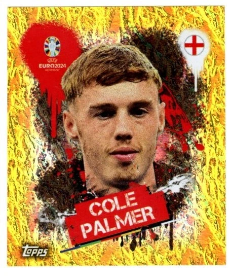 TOPPS EURO 2024 Sticker - ENG3 Cole Palmer - swiss edition - gold ...