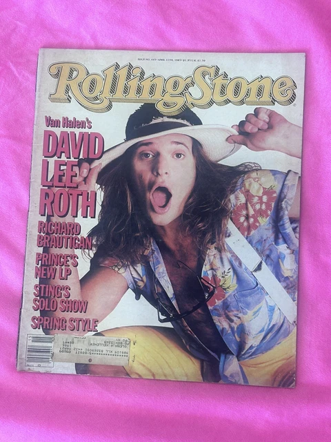 ROLLING STONE MAGAZINE~ David Lee Roth~ aprile 1985 EUR 12,65 - PicClick IT