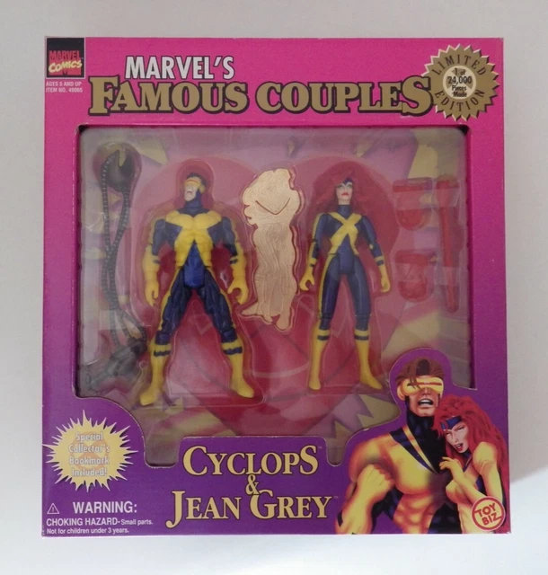 RARE COFFRET MARVEL famous couples Cyclope & Jean gris édition limitée ...