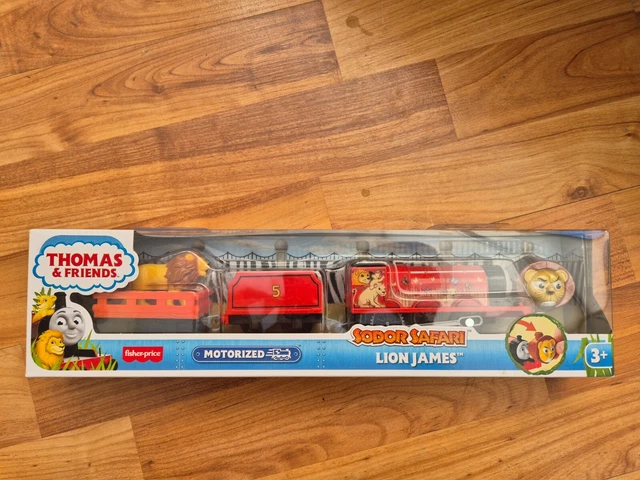 THOMAS & FRIENDS Trackmaster Sodor Safari Lion James Motorized ...