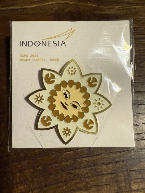 RARE EXPO 2025 Osaka Indonesia Pavilion Exclusive Collectible Pin Badge ...