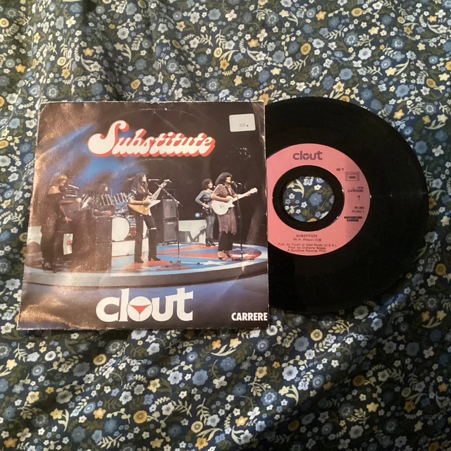 CLOUT SUBSTITUTE PICTURE Cover 7” Vinyl *Bulk Deals* French France $22. ...