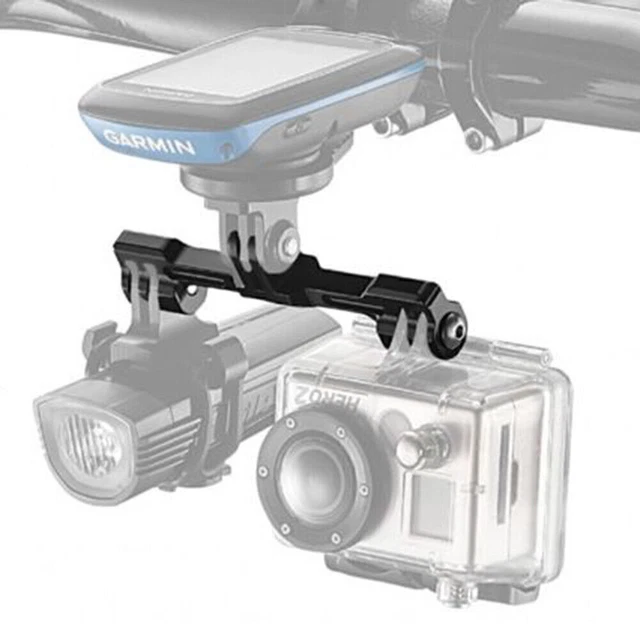 LIGHT MOUNT EXTENDER Holder Fit FOURIERS HA-GP01-X2 GoPro Torch Double ...