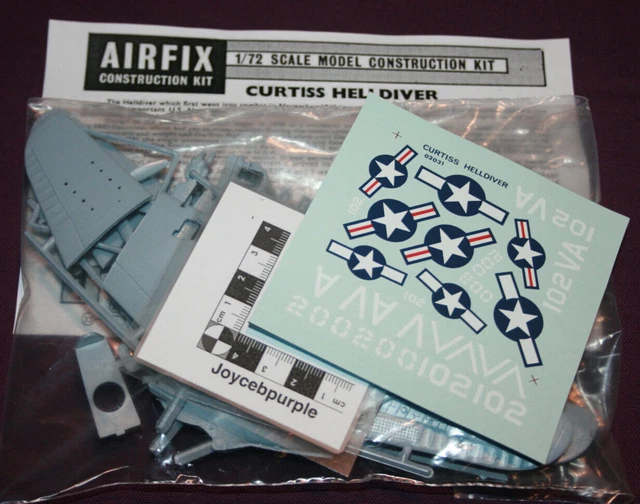 AIRFIX CURTISS SB2C-4 Helldiver 1:72 scale model plane kit 02031. £12. ...