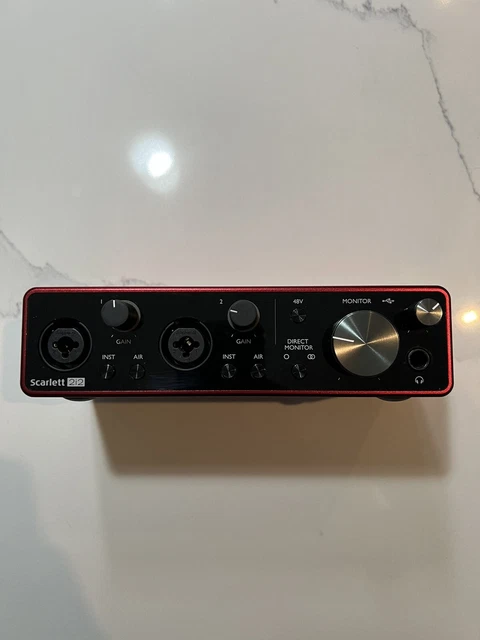 FOCUSRITE SCARLETT 2I2 3rd Gen. 2-Channel USB Audio Interface ...