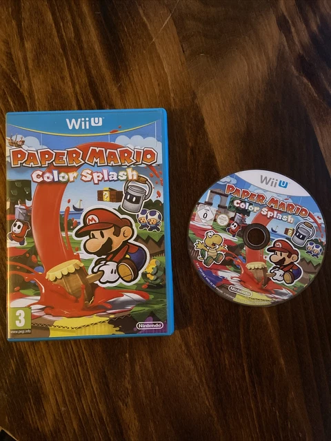 NINTENDO WII U Paper Mario Color Splash £18.00 - PicClick UK