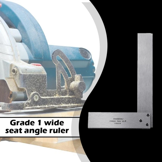 MACHINIST SQUARE 90 Degree Right Angle Ruler Precision Measure ...