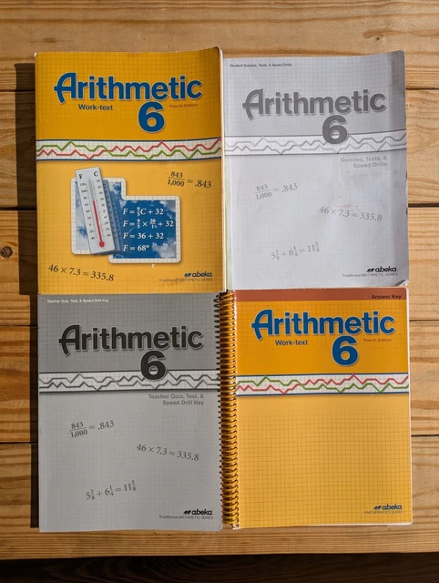 ABEKA 6TH GRADE Arithmetic Complete Curriculum Kit 4th edition £33.80 ...