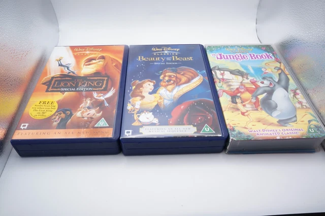 DISNEY CLASSICS VHS Bundle | Beauty and the Beast, Jungle Book, The ...