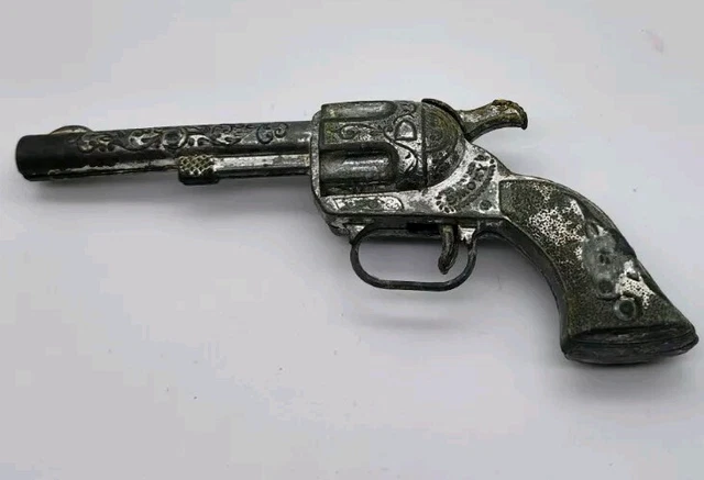 VINTAGE HUBLEY &SMOKY& Single Shot Metal Toy Cap Gun $45.00 - PicClick