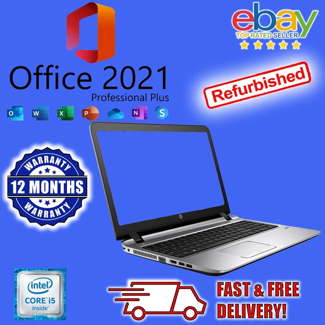 HP PROBOOK 450 G3 Windows 11 Microsoft Office 2021 i5 8GB RAM 128GB 500GB Laptop EUR 114,54 ...