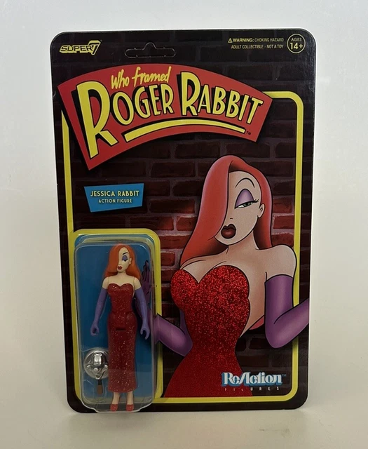 SUPER7 WHO FRAMED Roger Rabbit JESSICA RABBIT ReAction Figure MOC ...