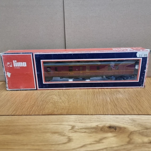 LIMA 5342W OO Gauge MK1 BG Brake Coach LMS Maroon Boxed £12.99 ...