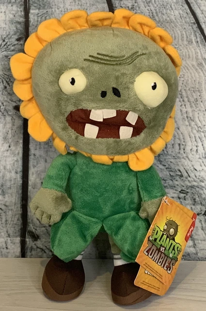 PLANTS VS ZOMBIES Plush Soft Toy - Sunflower Zombie W/ Semi-detachable ...